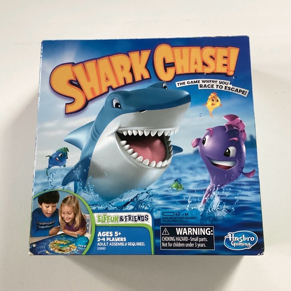 Hasbro | Toys | Shark Chase Board Game | Poshmark